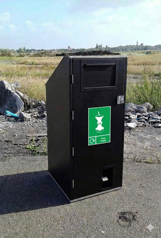 Large Outdoor Food Waste Wheelie Bin Cover - RecyclingBins