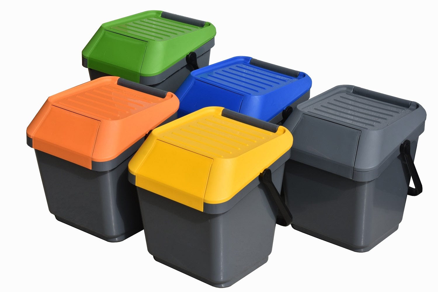 Stackable Recycling Containers For Home Use Nexus Stack 90L Recycling