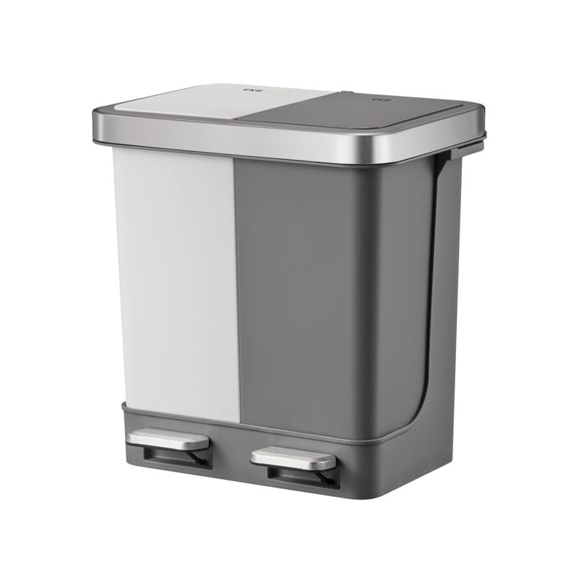 Hana Duo 2 Compartment Recycling Bin - 2 x 10 Litre - RecyclingBins